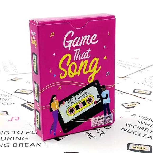 Games | 8s Music Trivia Game That Song Card Game New | Poshmark